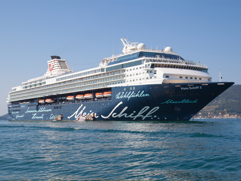 Prima volta della "Tui Cruises" a Porto Corsini - Messaggero Marittimo