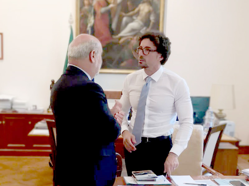 Nereo Marcucci incontra Danilo Toninelli - Messaggero Marittimo