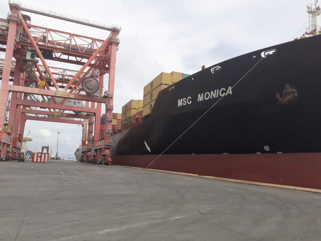Msc Monica: primo scalo al terminal Imt - Messaggero Marittimo