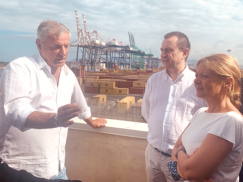 Visita a Gioia Tauro dell'on. Rosato - Messaggero Marittimo Visita a Gioia Tauro dell'on. Rosato - Messaggero Marittimo