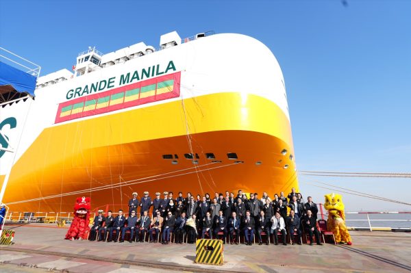 Grimaldi vara la Grande Manila, nuova PCTC ammonia-ready - Messaggero ...